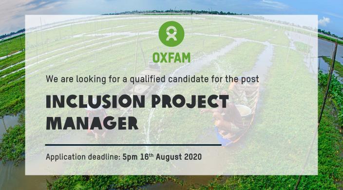 INCLUSION PROJECT MANAGER | Oxfam in Vietnam